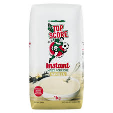 Top score vanilla flavoured instant maize porridge 1kg | Newcastle ...